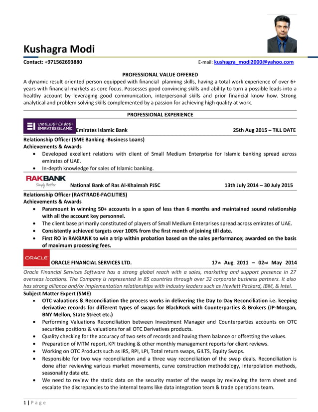 Resume - Kushagra Modi | DOC