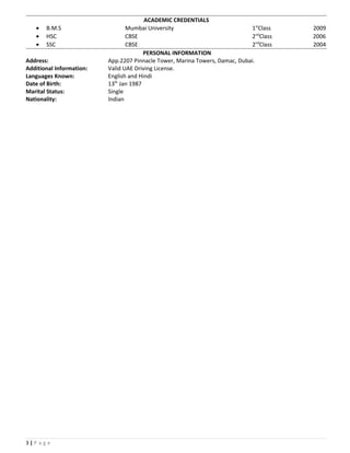 Resume - Kushagra Modi | DOC