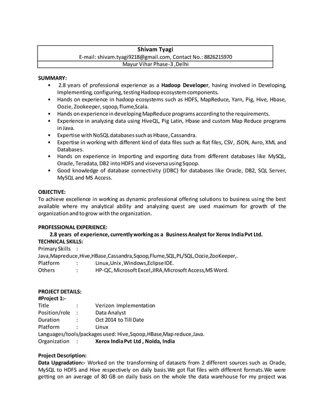 Resume_Shivam_08072016 | PDF