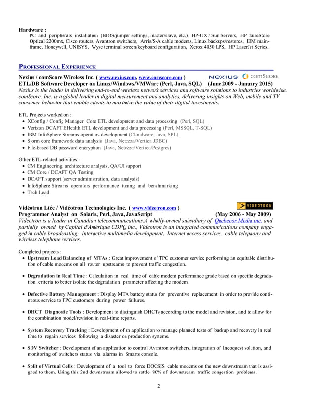 my_resume(eng) | DOC | Programming Languages | Computing