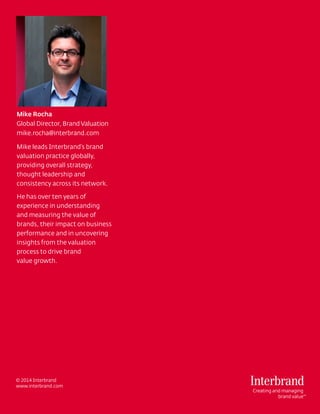 Financial applications for brand valuation_Interbrand_MikeRocha | PDF ...