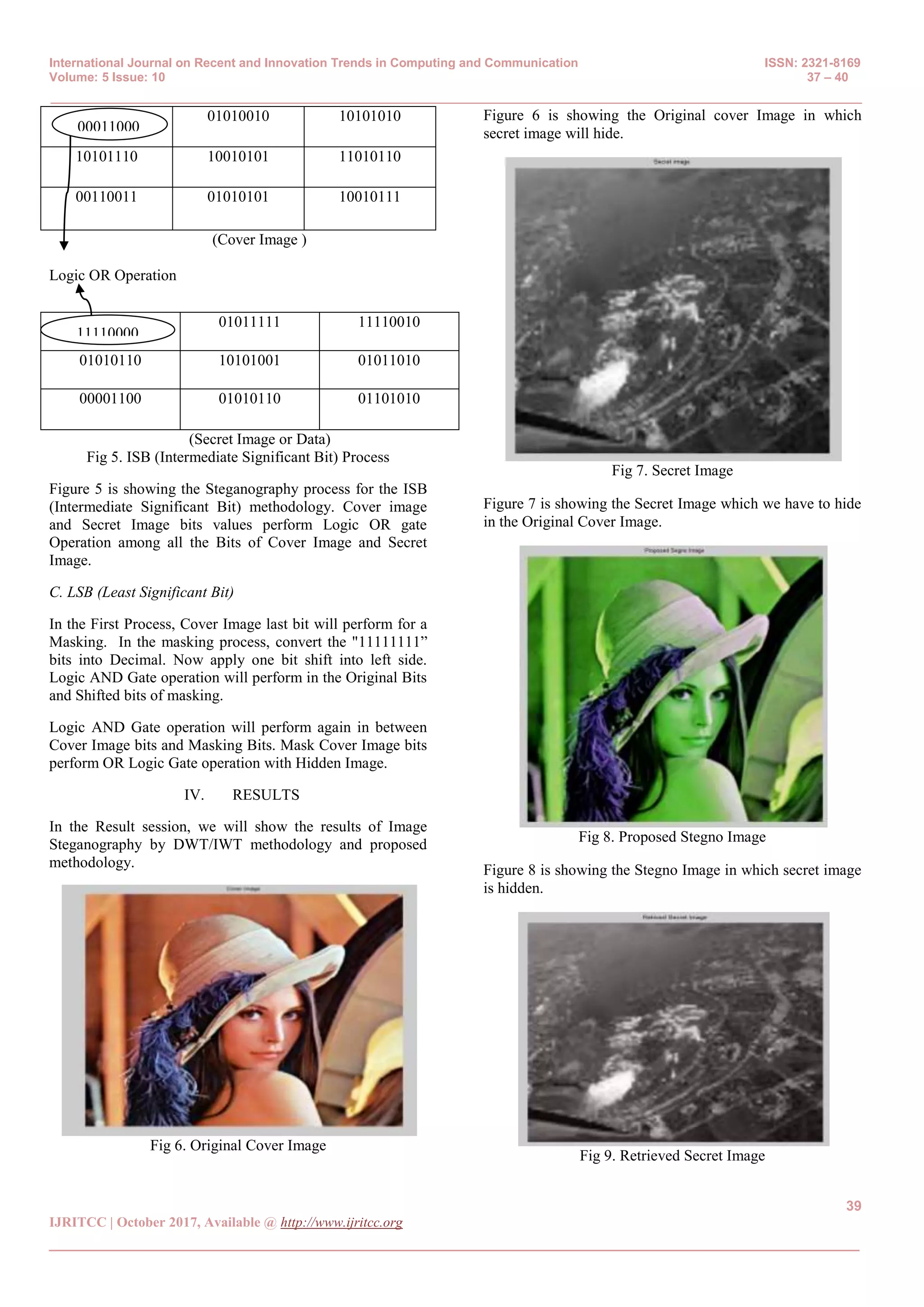 High PSNR Based Image Steganography | PDF