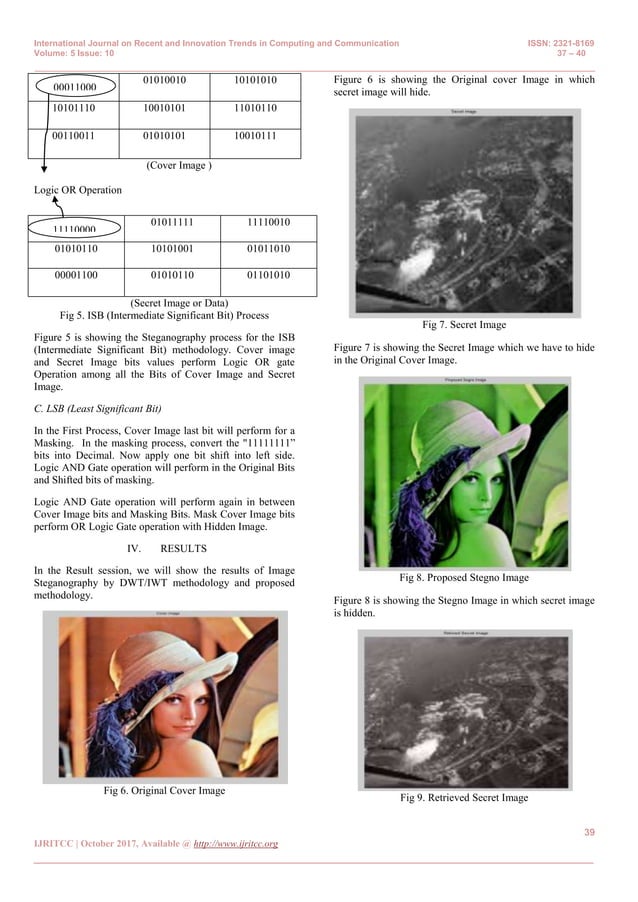 High PSNR Based Image Steganography | PDF
