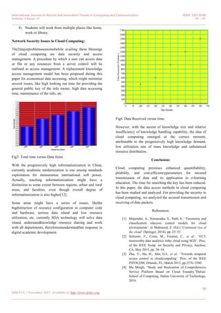 Methods of Data Access in Cloud Computing and It’s Challenges in Network Security | PDF | Cloud ...