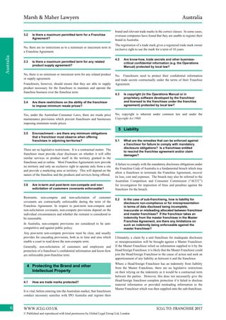 ICLG FRANCHISE 2017 Legal Guide ( International Legal Guide) | PDF