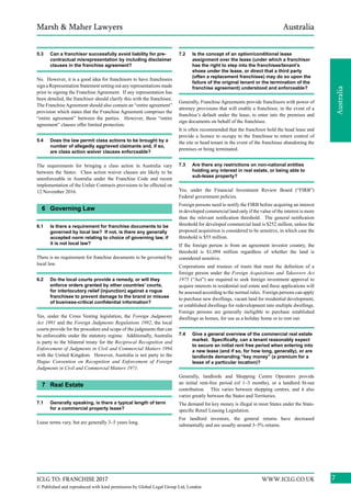 ICLG FRANCHISE 2017 Legal Guide ( International Legal Guide) | PDF