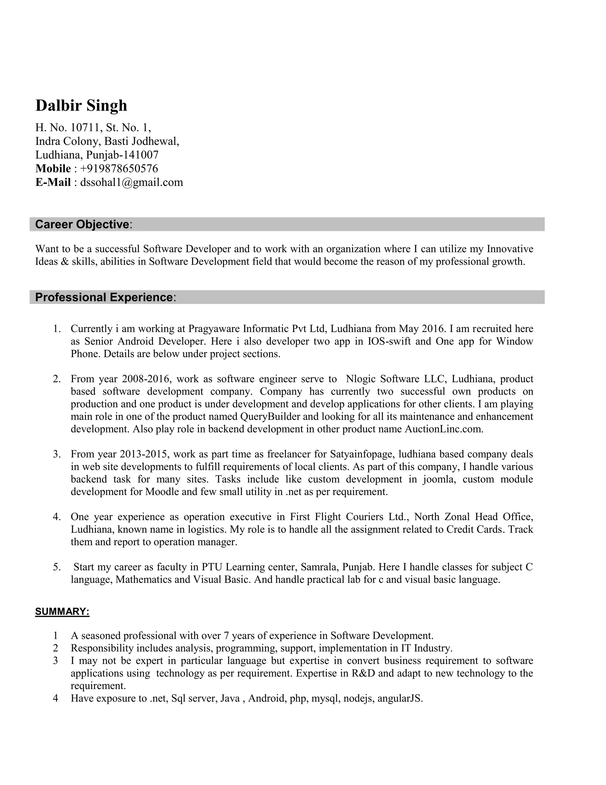 CV | PDF | Databases | Computer Software and Applications