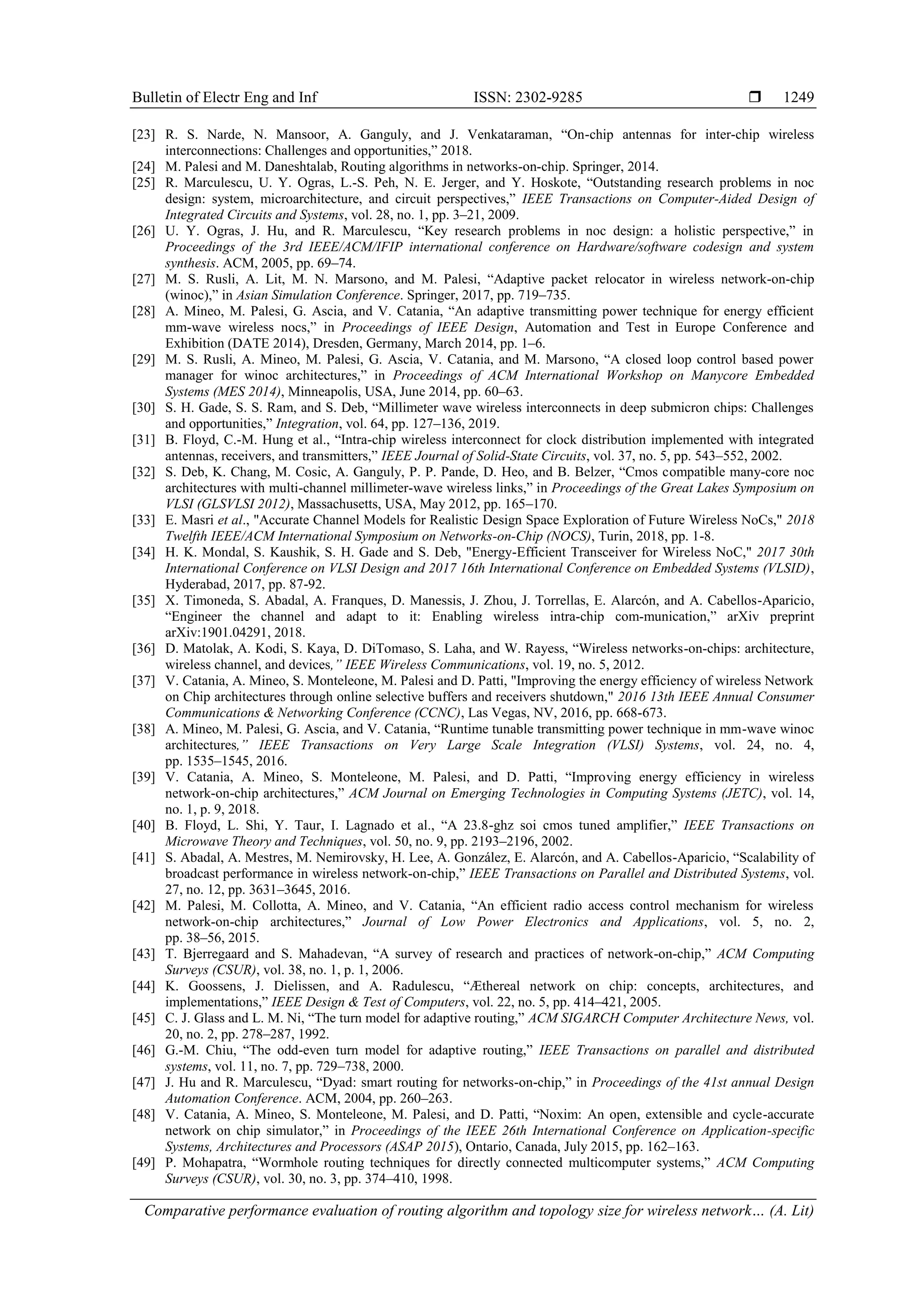 Comparative Performance Evaluation Of Routing Algorithm And Topology Size For Wireless Network