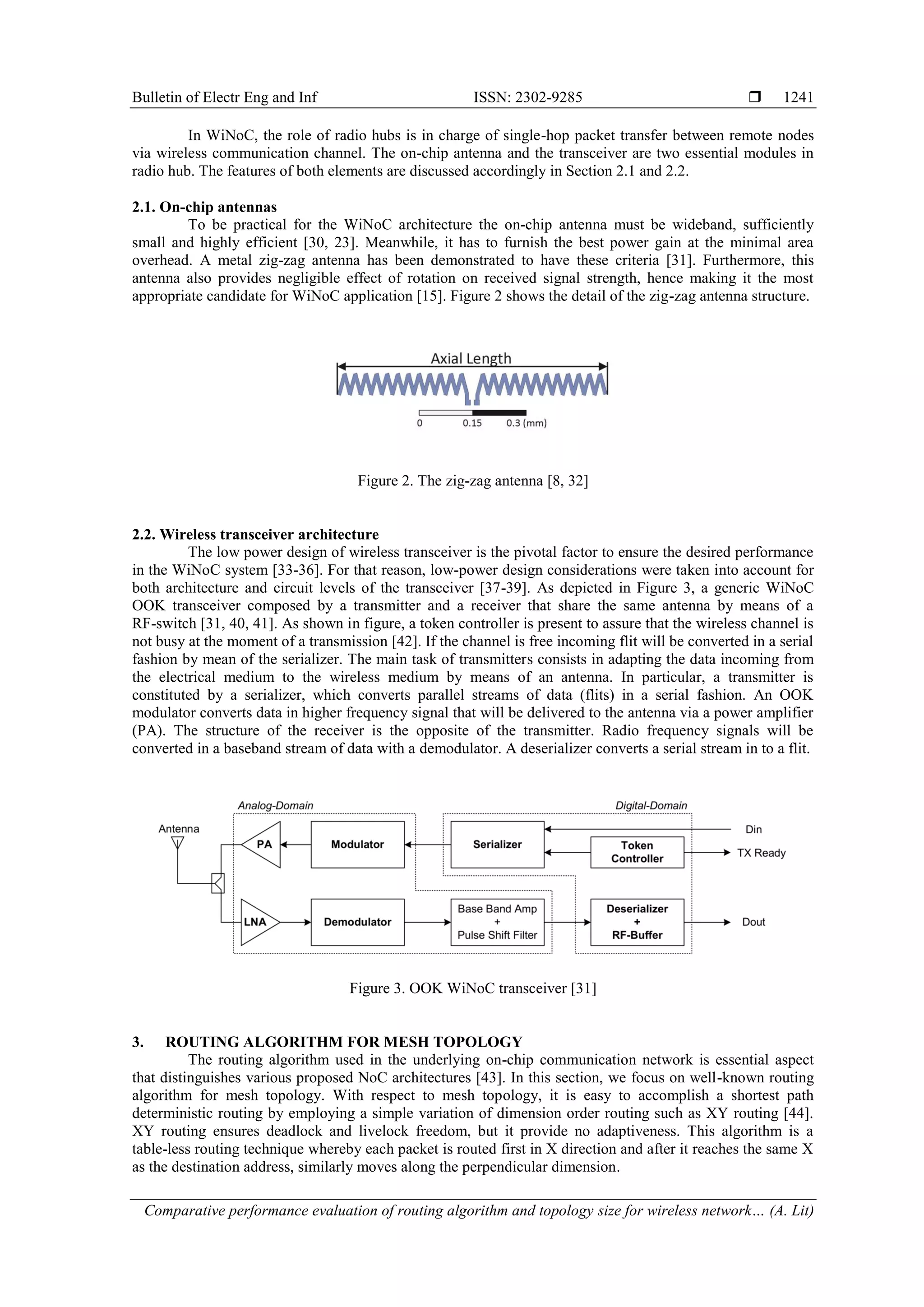 Comparative Performance Evaluation Of Routing Algorithm And Topology