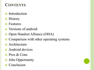 Android technology | PPTX