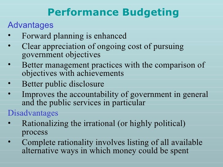 9159001 Zero Base Budgeting A And Performance Budgeting