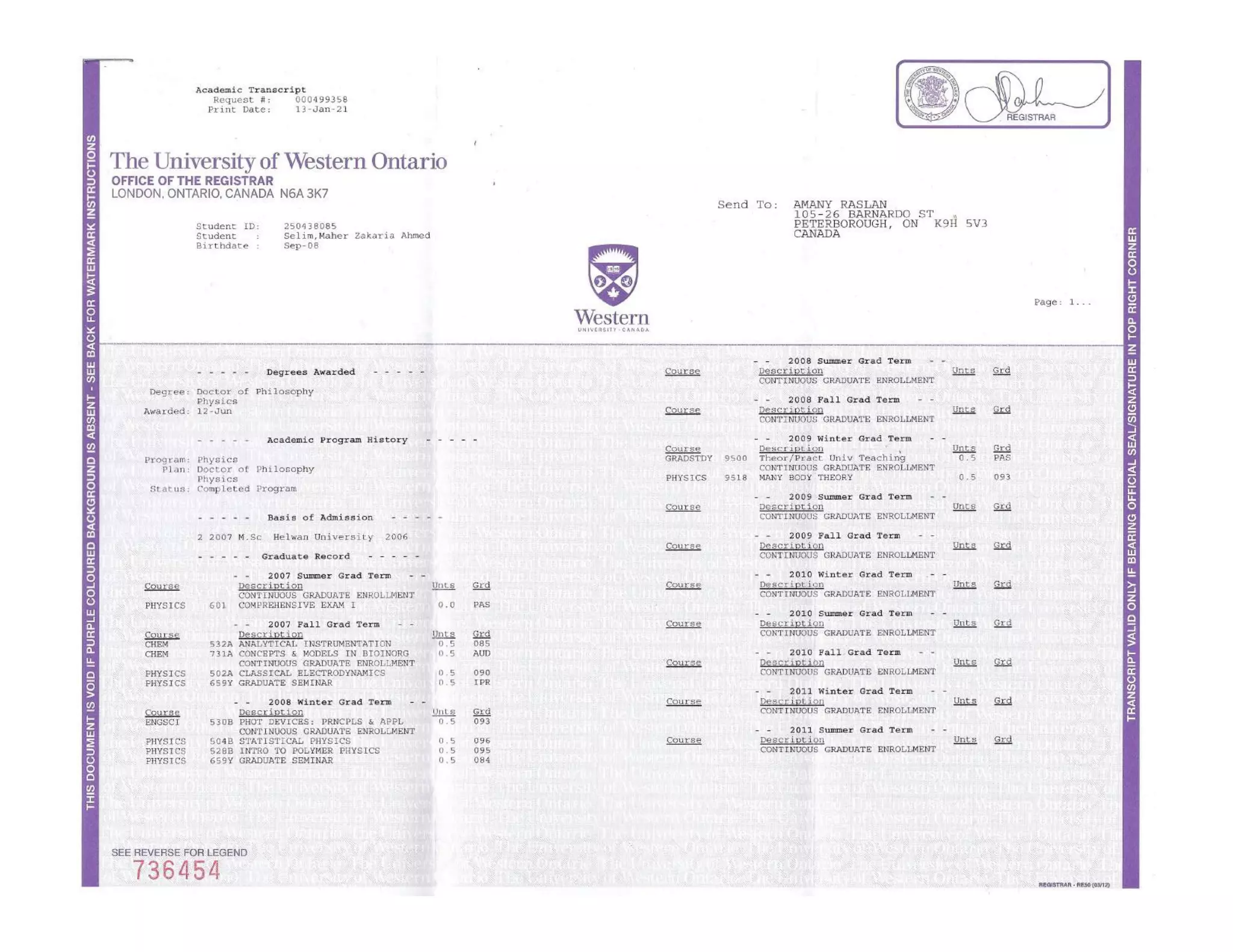 Maher_Degrees_Transcripts | PPT