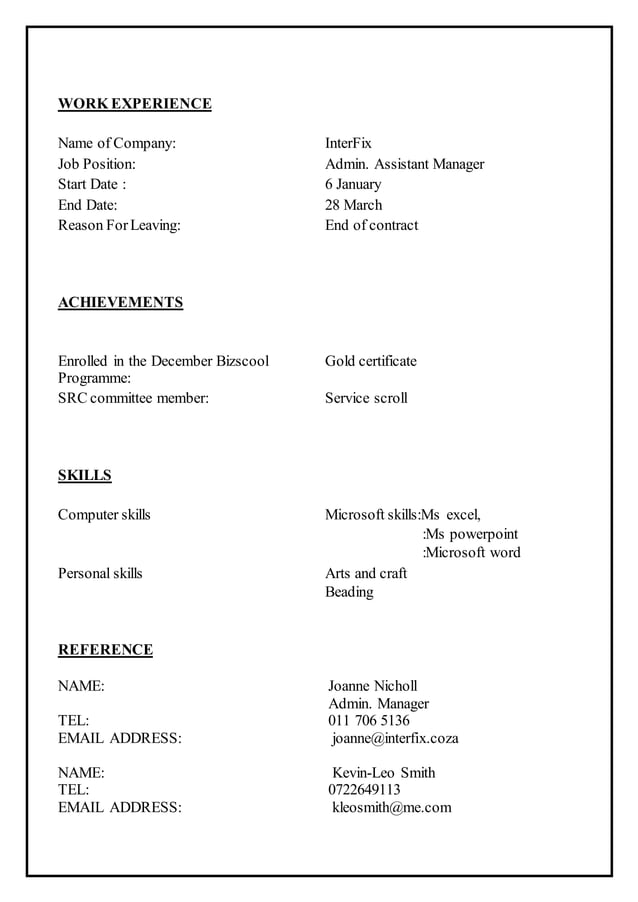 CURRICULUM_VITAE_of_lisa[1] | PDF