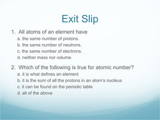 What is an element? | PPT