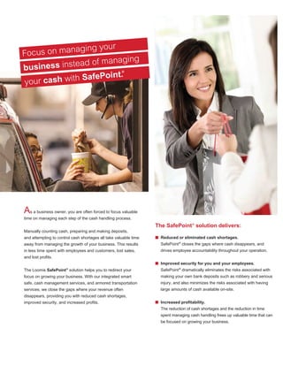 2014 Loomis SafePoint Brochure | PDF