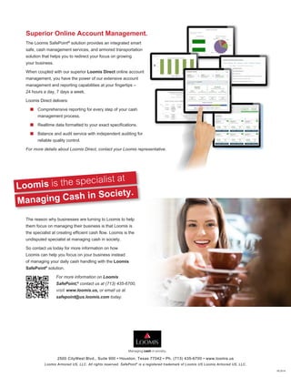 2014 Loomis SafePoint Brochure | PDF