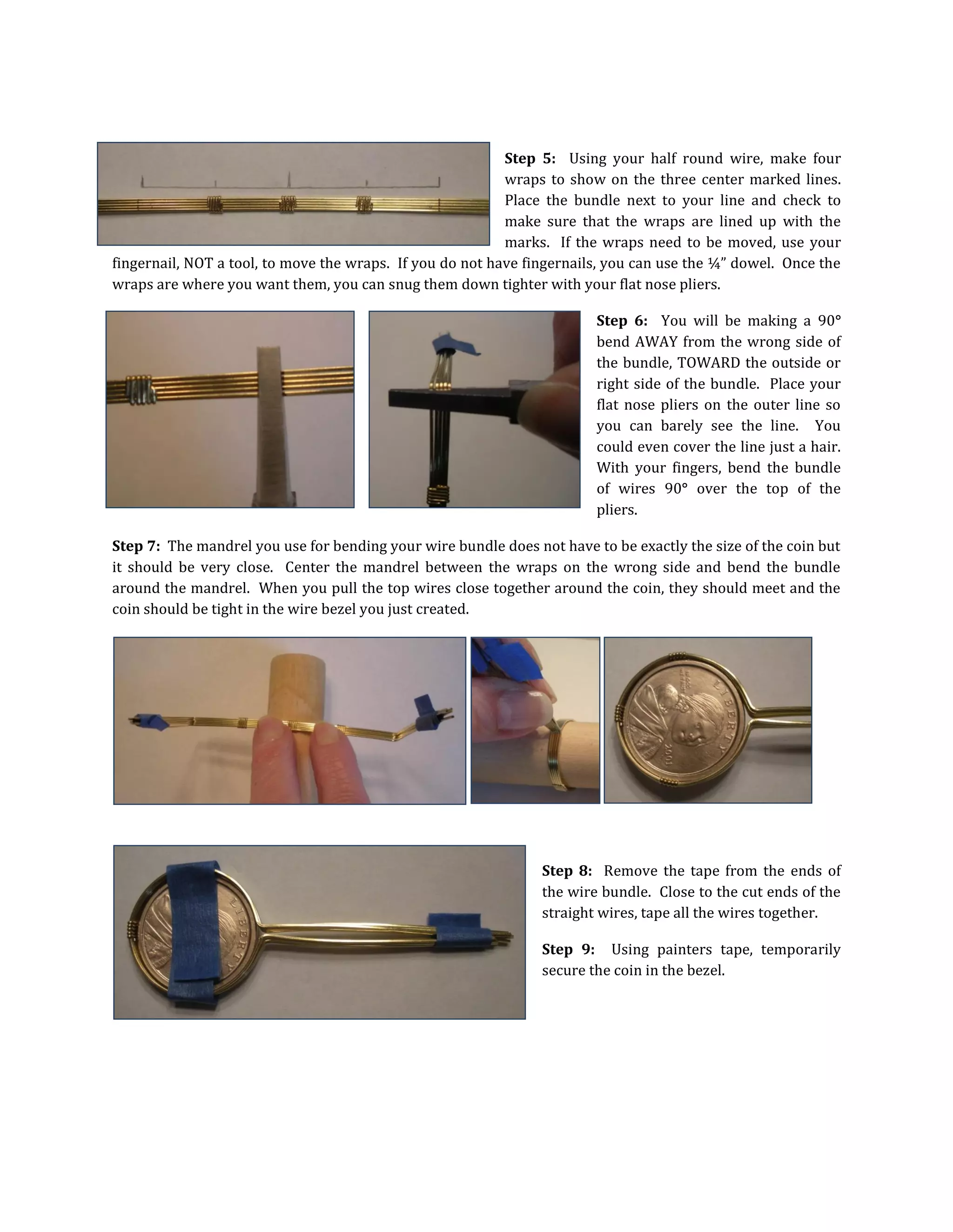 How to Wire Wrap a Coin Pendant | PDF