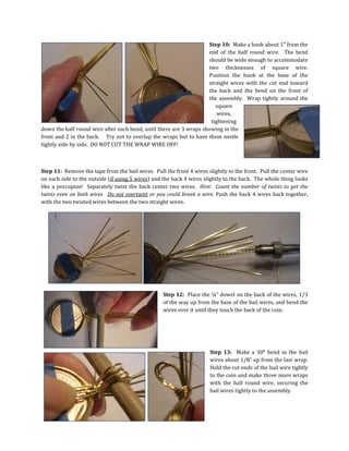 How to Wire Wrap a Coin Pendant | PDF