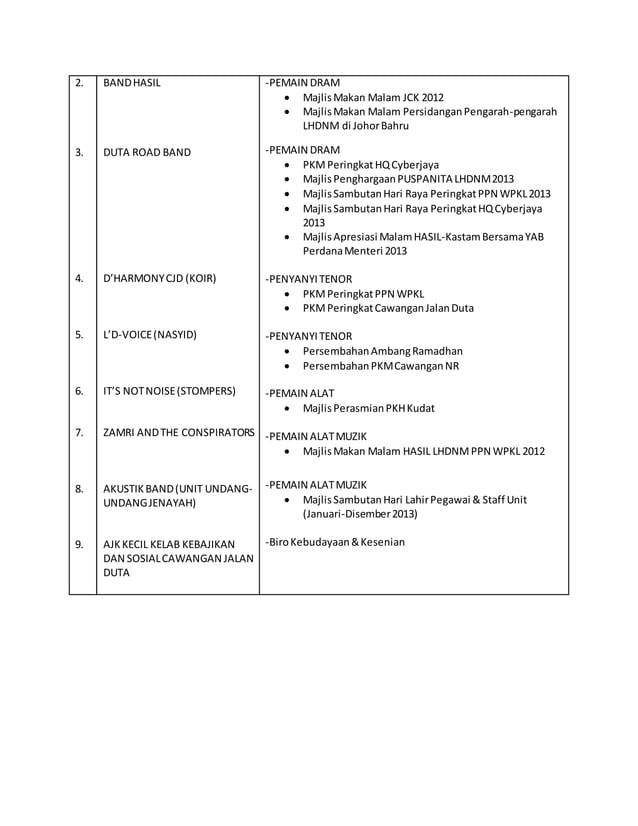 MAKLUMAT PEGAWAI SAMBILAN | PDF | Free Download