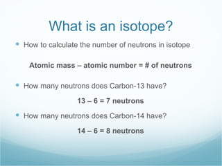 What is Atomic Mass? | PPT