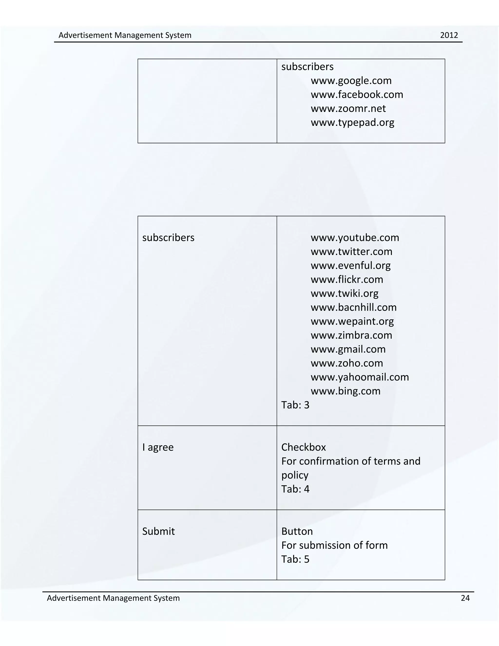 91743410 advertisement-management-system-srs | DOC