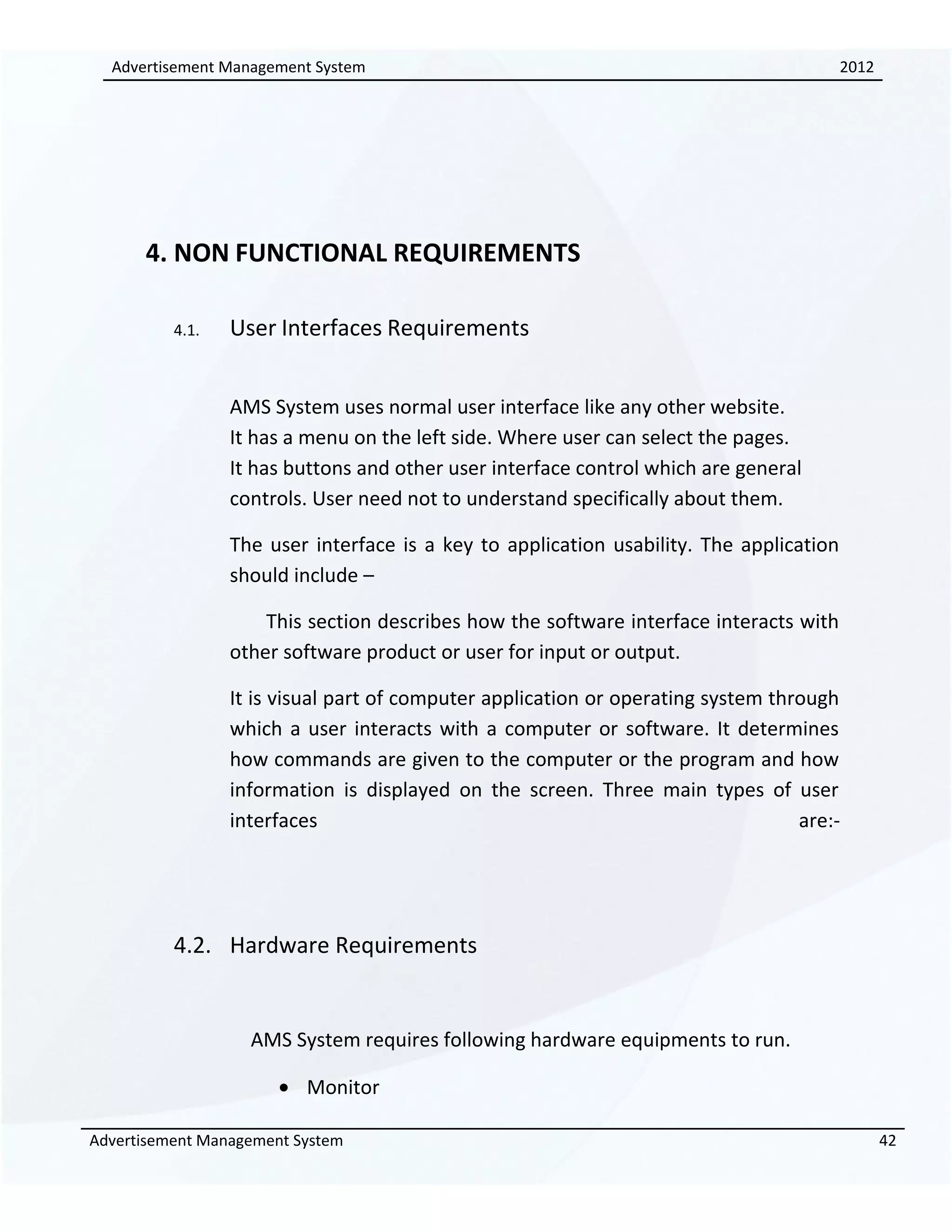 91743410 advertisement-management-system-srs | DOC