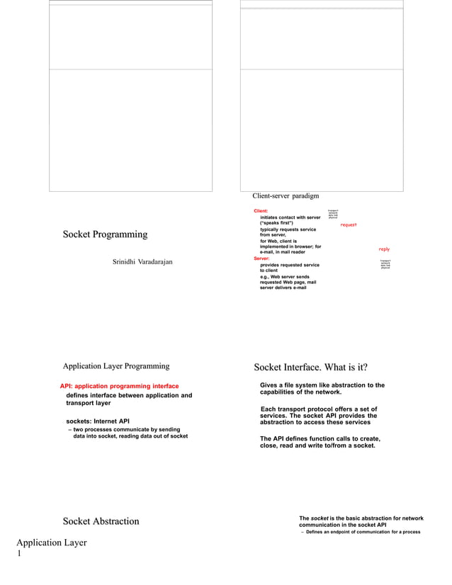 Socket Programming Pdf