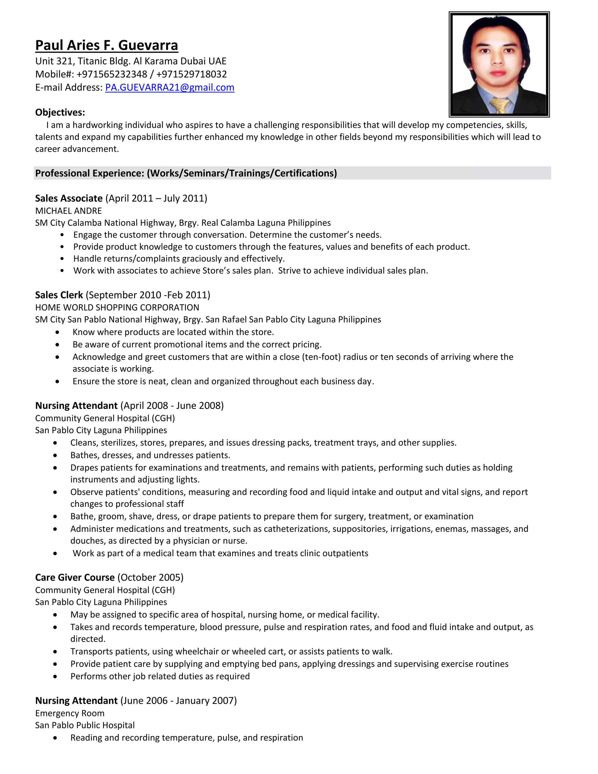 paul_CV_DXB 2016 | PDF