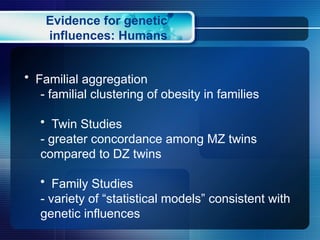 obesity nutrition and nutrigenetic in human | PPT