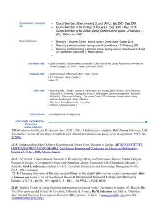 cv raid in english (1) | DOC | Business | Business and Finance