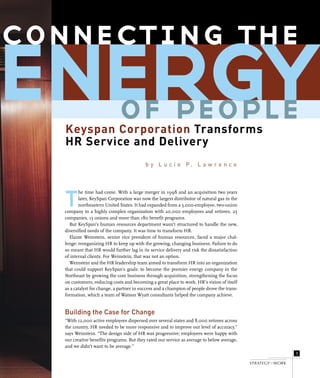 KeySpan Strategy@Work Article | PDF