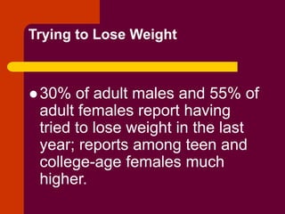 Taking Charge of Your Health: Weight Management | PPT