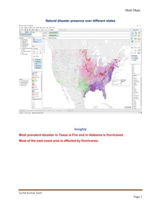 Natural Disaster and oil refinery analysis | PDF