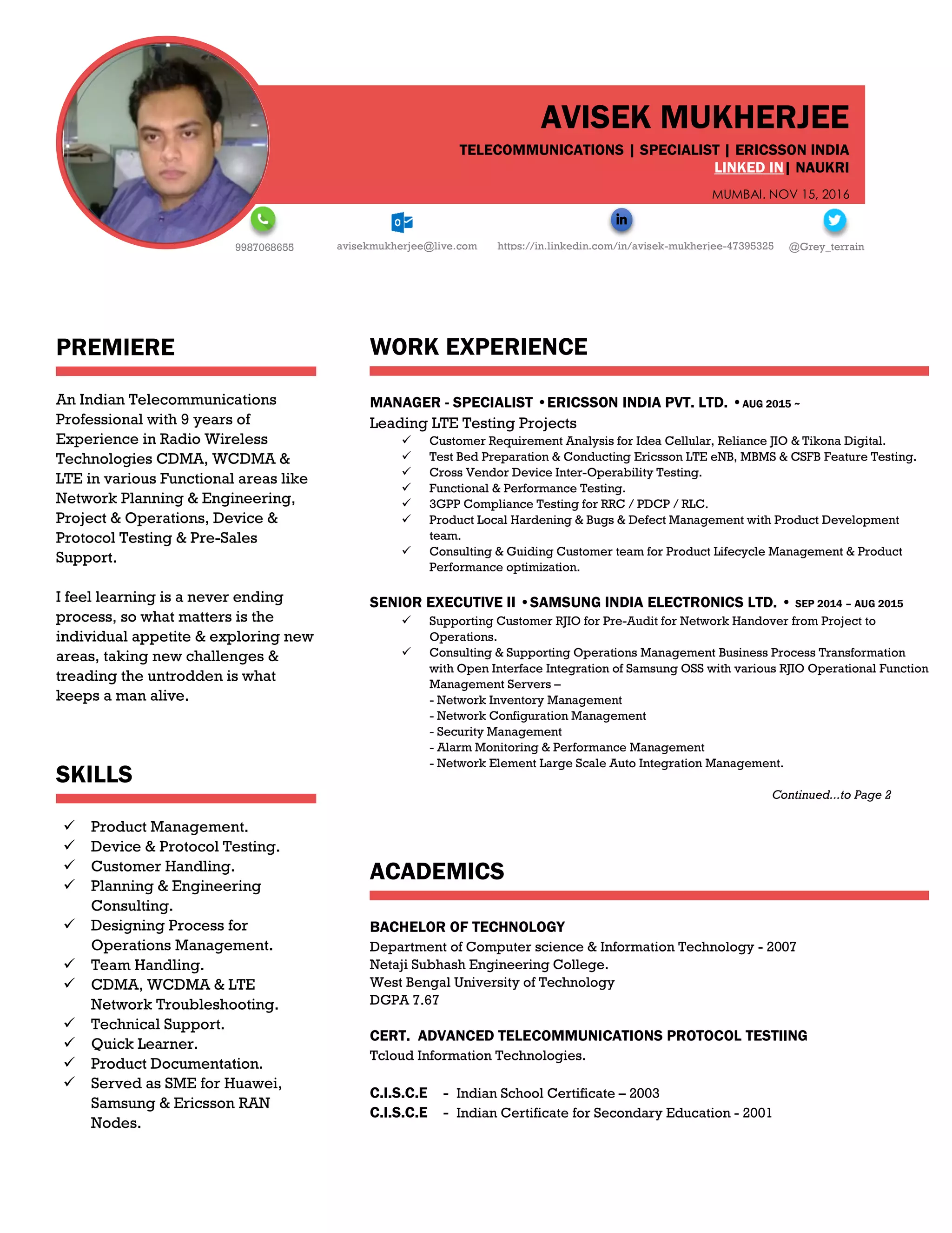 CV__Avisek_Mukherjee_15thNov_2016 | PDF