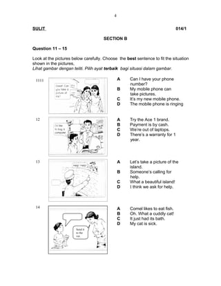 91888812 english-year-5-paper-1 | PDF