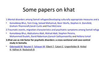 Khat presentation | PPT