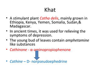 Khat presentation | PPT