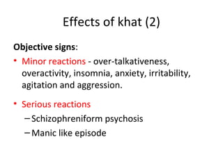 Khat presentation | PPT