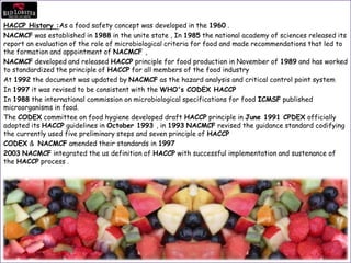 HACCP Training Program ( Red Lobster Ryd. ) | PPT