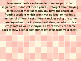 Cooking for One | PPT