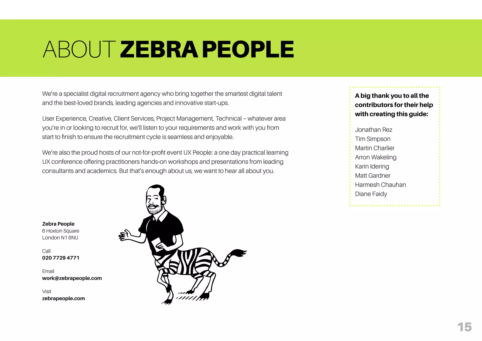Zebra-People-UX-Portfolio-Guidance | PPT