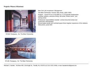 Michael Sackler AIA_Portfolio | PPT