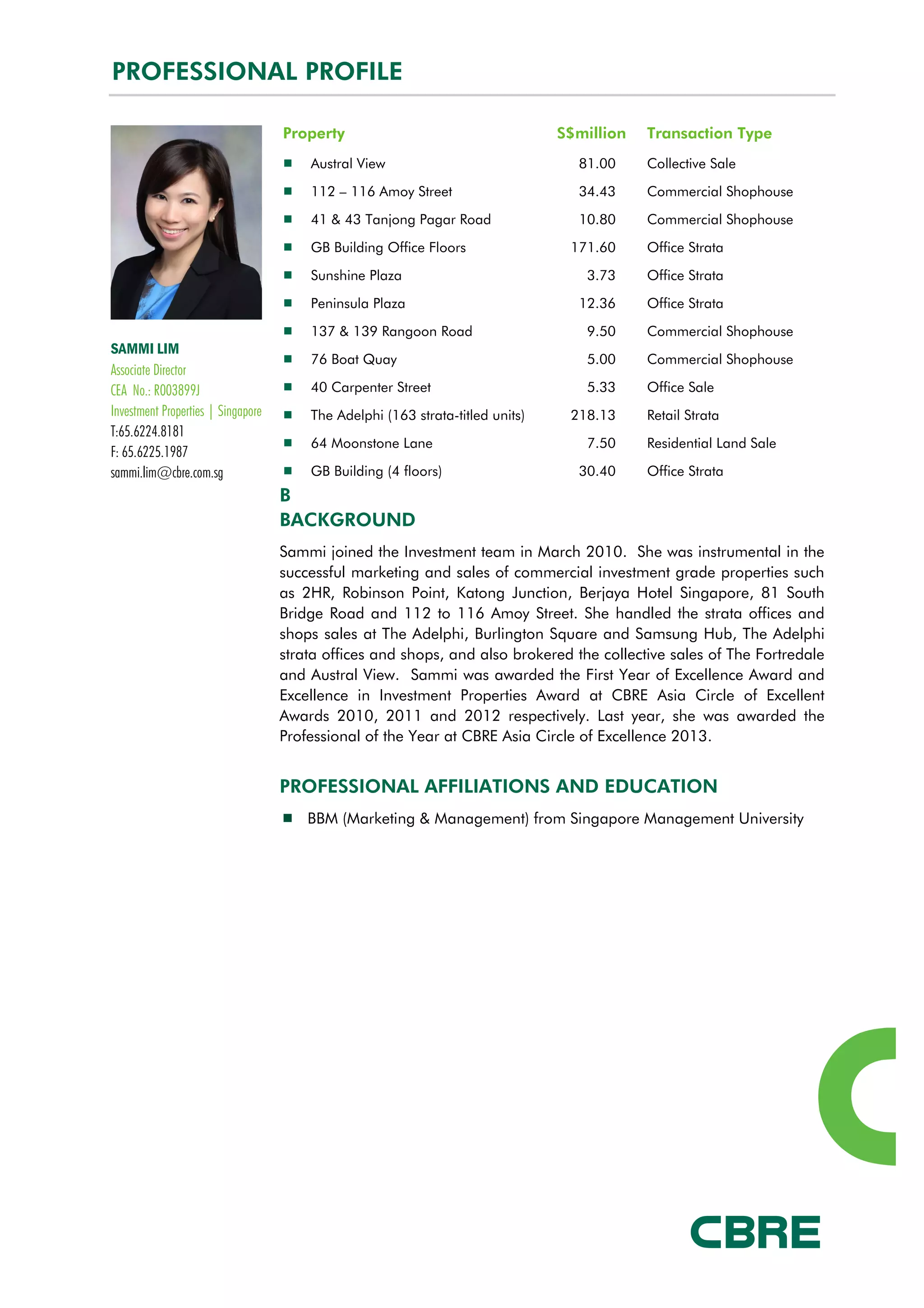 Sammi Lim - May 2015 | PDF
