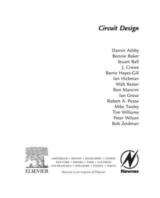 Circuit Design Know It All First Edition Darren Ashby | PDF