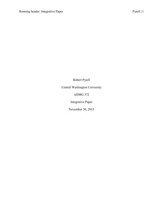 Integrative paper | PDF