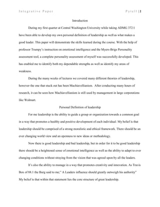 Integrative paper | PDF