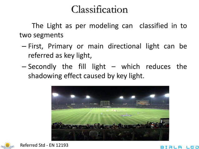 LED Lighitng for Sports | PPT