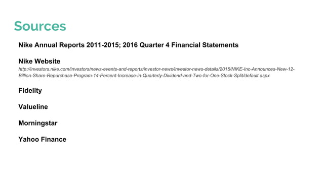Nike Financial Analysis | PDF