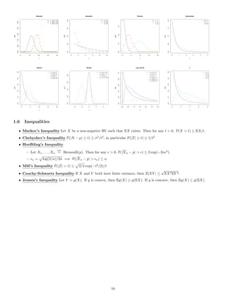 Actuarial Science Reference Sheet | PDF | Physics | Science