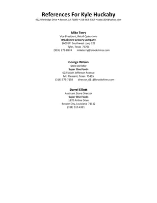Kyle Huckaby Resume | PDF